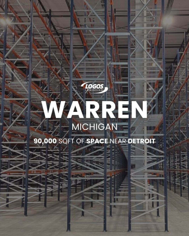 Warren, Detroit MI Warehouse | Midwest 3PL Warehousing | Logos Logistics